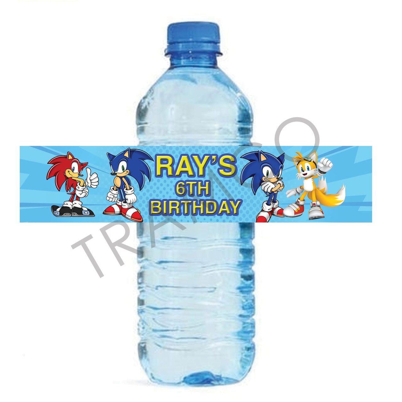 Sonic -Water Labels (12PCS) - birthdayandmore-lb.com